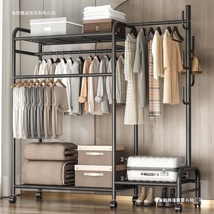 网红简易衣柜现代铁架卧室组合装出租房省空间收纳折叠储物布新款-阿里巴巴