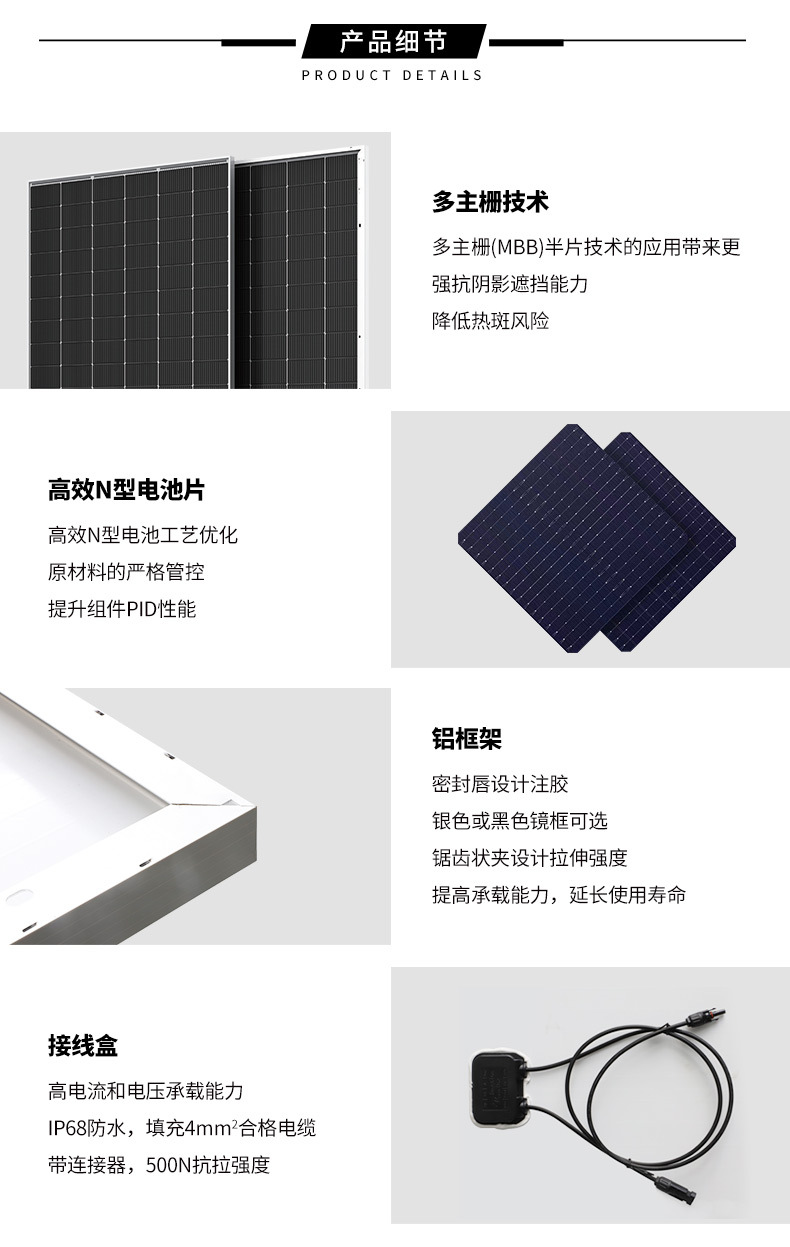 Trina天合光能太阳能发电板 天合组件N型双玻695W-720W单晶光伏-阿里巴巴