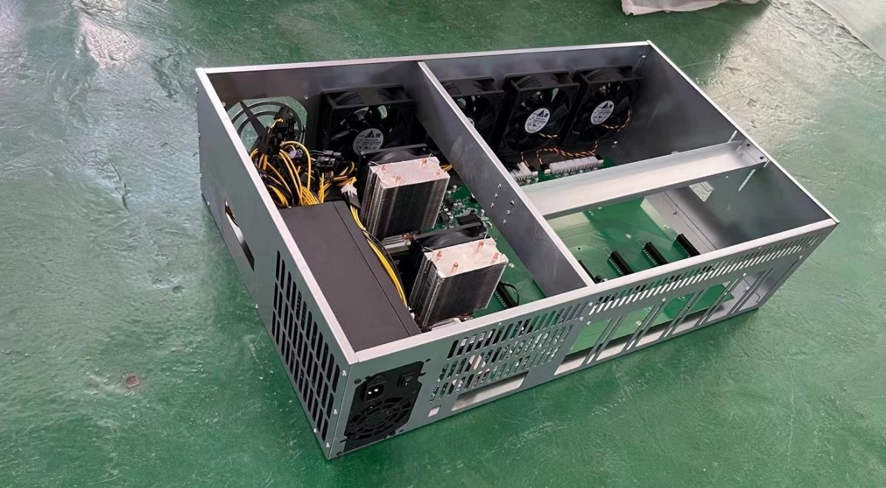 ALEO6卡主机平台x99双路六卡多GPU服务器主板人工智能运算主机箱-阿里巴巴