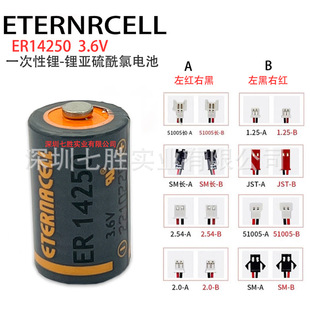 ETERNRCELL ER14250 3.6V ETC台达PLC编程器自动化仪器仪表锂电池-阿里巴巴