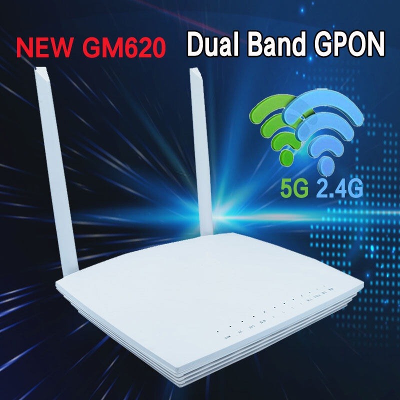 新外贸GM620/630/F670L双频2.4G/5G光猫ONU Xpon epon gpon英文-阿里巴巴