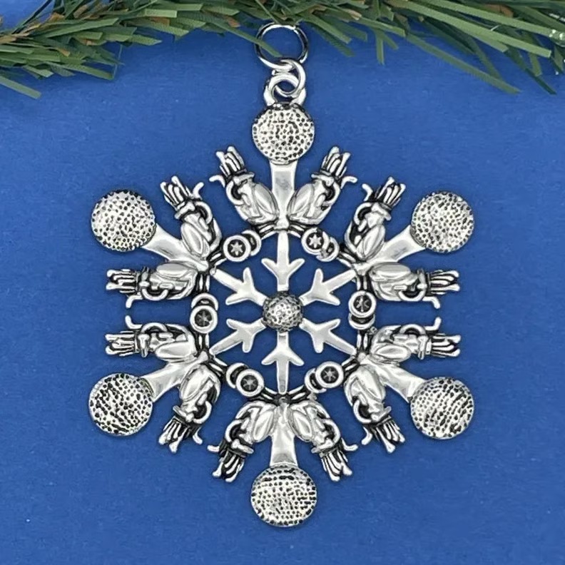 跨境新品Golf snowflake Ornament | Gifts with meaning高尔夫雪-阿里巴巴