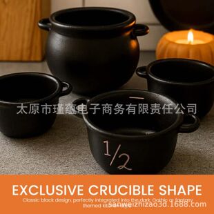 跨境Mini Witch Cauldron Set Wizard Kitchen Measuring Cup Set-阿里巴巴