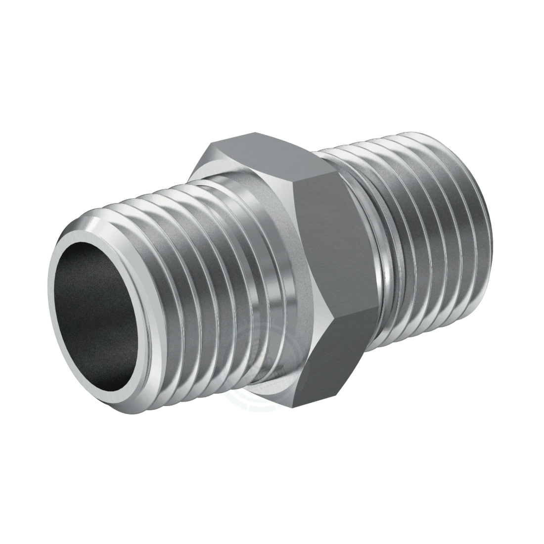 低压300不锈钢六角直通式外丝BSPT Male × NPT Male 118P27-阿里巴巴