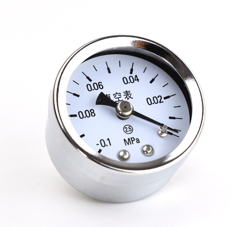 真空负压压力表Y-40Z -0.1MPa 1分银白色气压表外壳铁镀铬-阿里巴巴