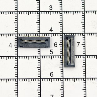 FH52 系列 0.5mm间距 20pin翻盖式FPC连接器下接 SMD 带扣 黑色-阿里巴巴