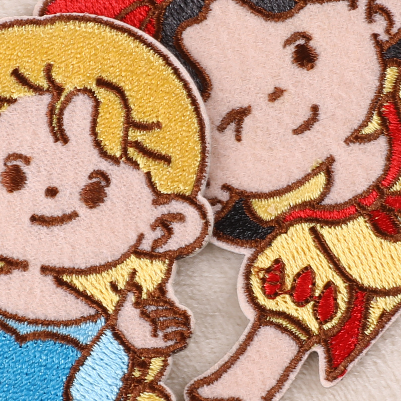 Computer cartoon princess badge logo embroidered clothing textiles ...