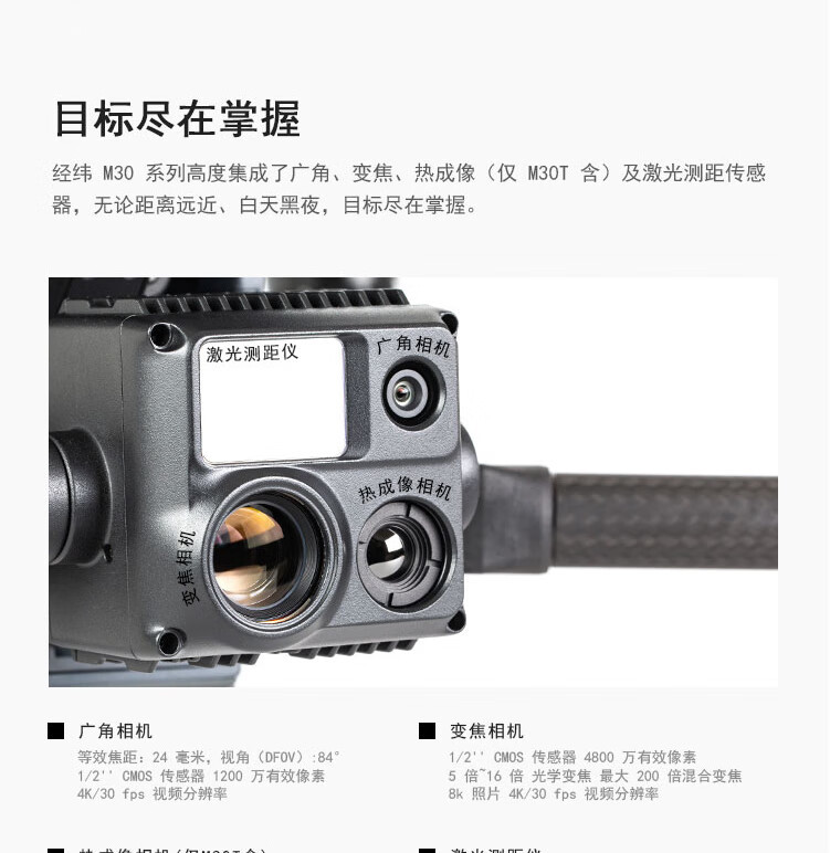 大疆 DJI 经纬 M30T RTK 无人机 标准版+LP12 喊话器探照广播一体-阿里巴巴