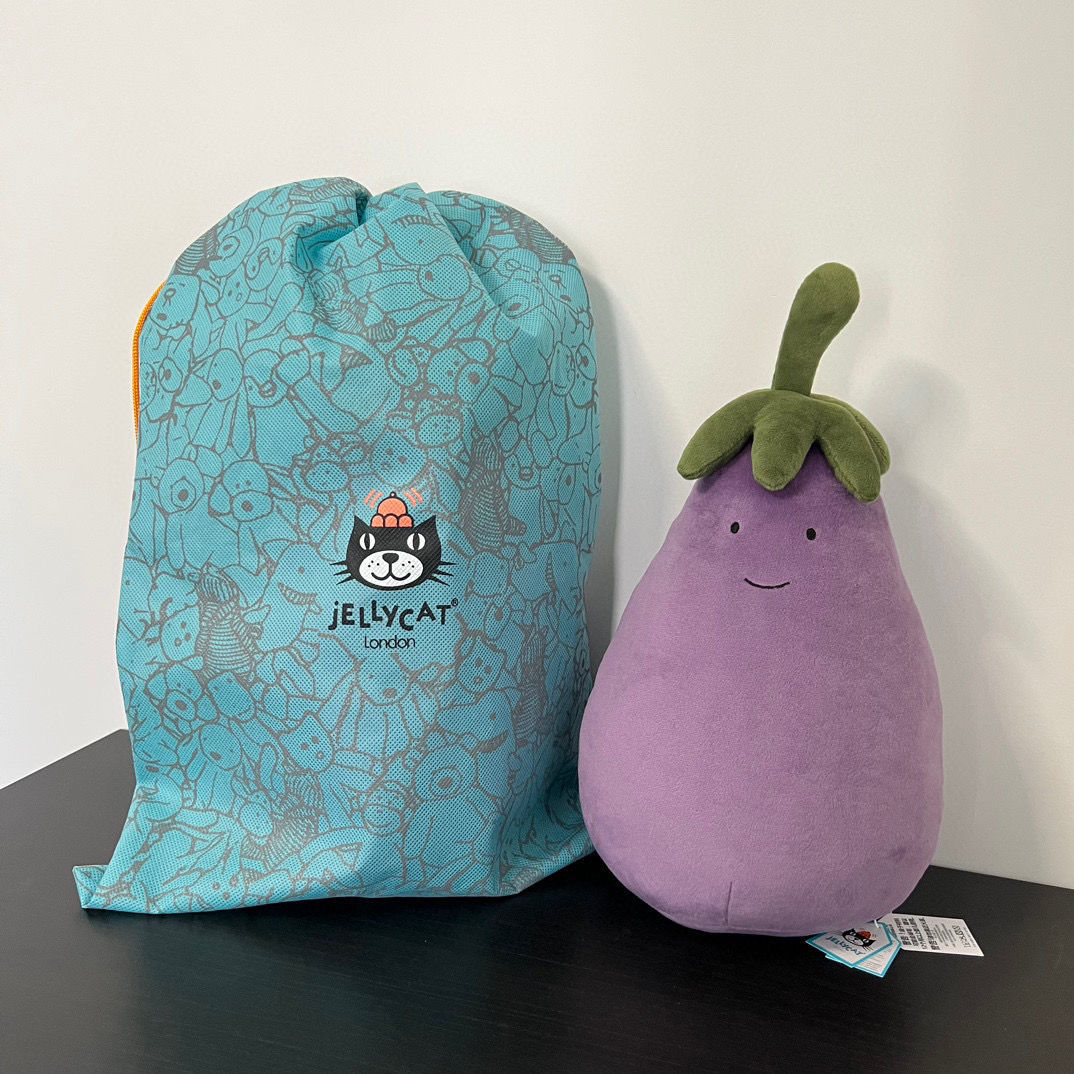 原单jellycat茄子大号毛绒玩偶公仔送儿童女生睡觉抱枕玩具礼物-阿里巴巴