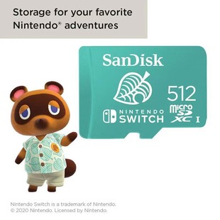 SanDisk任天堂NS专用存储卡512GB真正Nintendo Switch TF卡-阿里巴巴