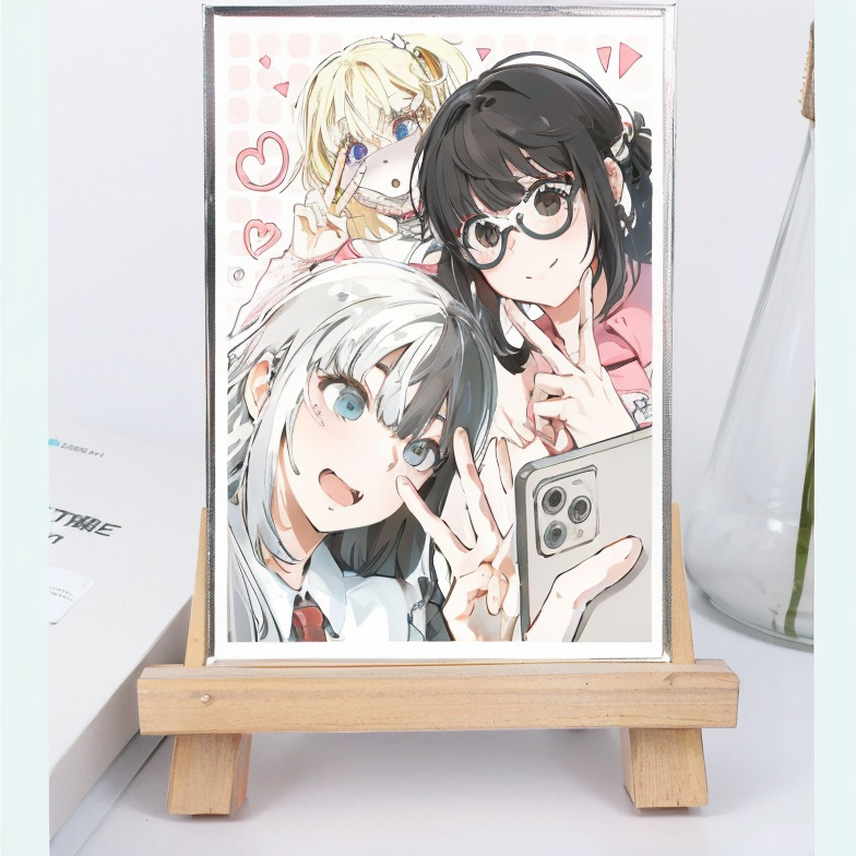 Color Paper Animation Surrounding Acrylic Secondary Signature Board ...