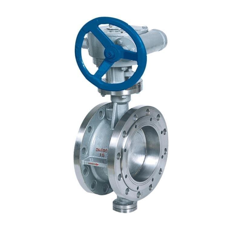 冠龙 中核苏阀 美科 D343H-16P不锈钢金属硬密封涡轮蝶阀-阿里巴巴