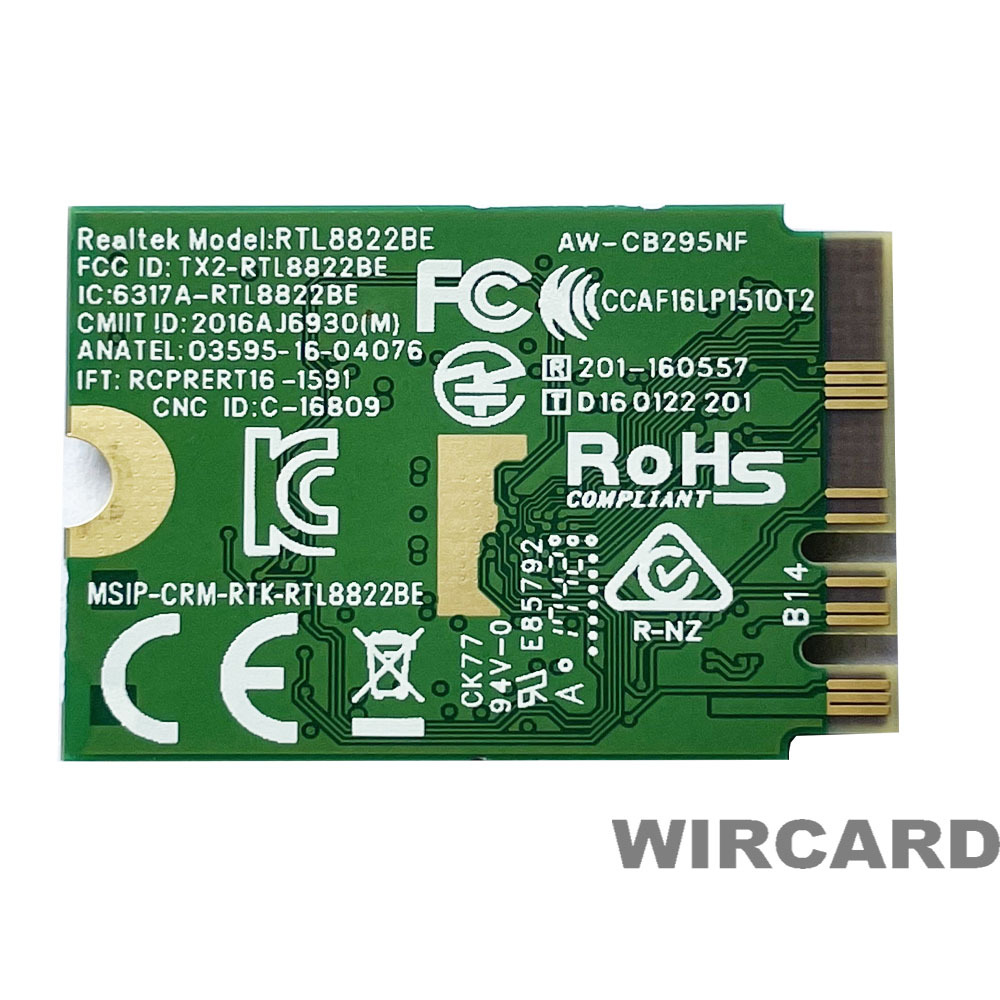 全新海华AW-CB295NF RTL8822BE双频867M M.2 NGFF蓝牙4.2无线网卡-阿里巴巴