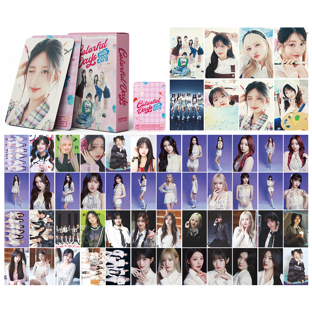 KPOP 55枚IVE SEASON'S GREETINGS 2025 Colorful Days応援LOMOカード | 文房具・オフィス用品 | 7sGood通販