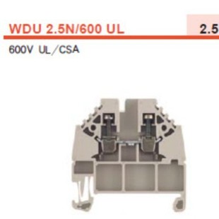 魏德米勒螺丝接线端子WDU2.5N/600UL1730940000有UL/CSA/环保认证-阿里巴巴