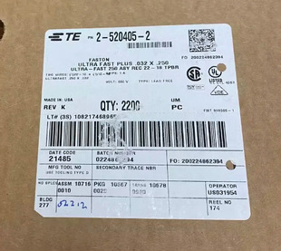 TE AMP泰科 2-520405-2 绝缘接线端子6.3MM插簧 接插件现货-阿里巴巴