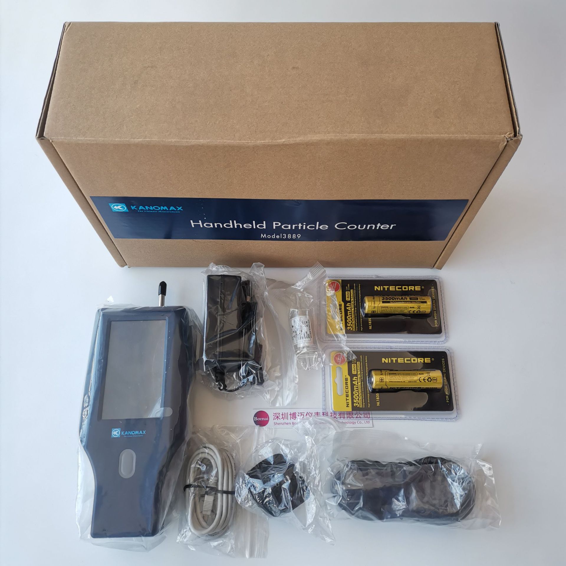 日本加野KANOMAX 3888三通道3889六通道尘埃粒子计数器-阿里巴巴