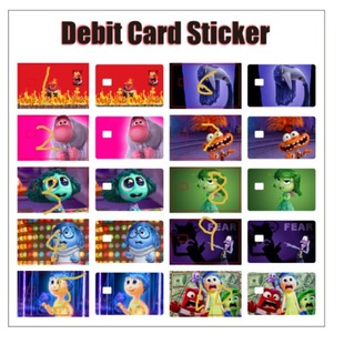 2024跨境新款 头脑特工队 inside out 信用卡贴纸10小张/套-阿里巴巴