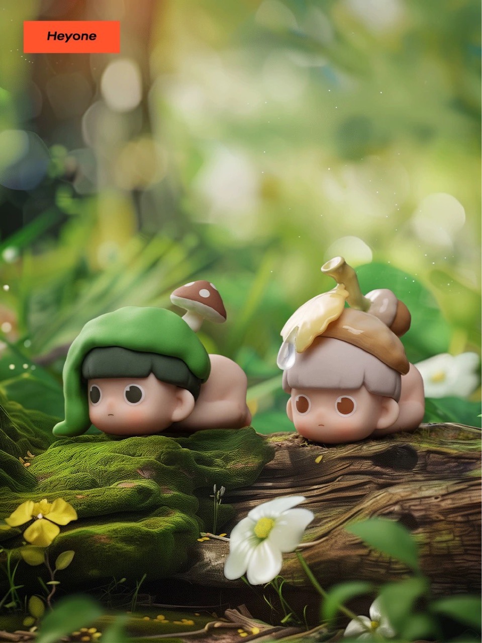 现货Heyone黑玩迷你MINI秘境花园系列2024新款盲盒萌粒摆件女生-阿里巴巴