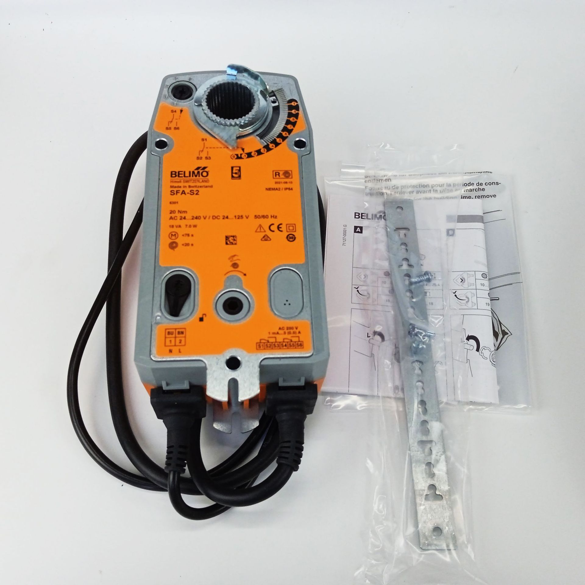 搏力谋SFA-S2/LF24-S/NFA-S2/EF24A-S2弹簧复位风阀执行器博力谋-阿里巴巴