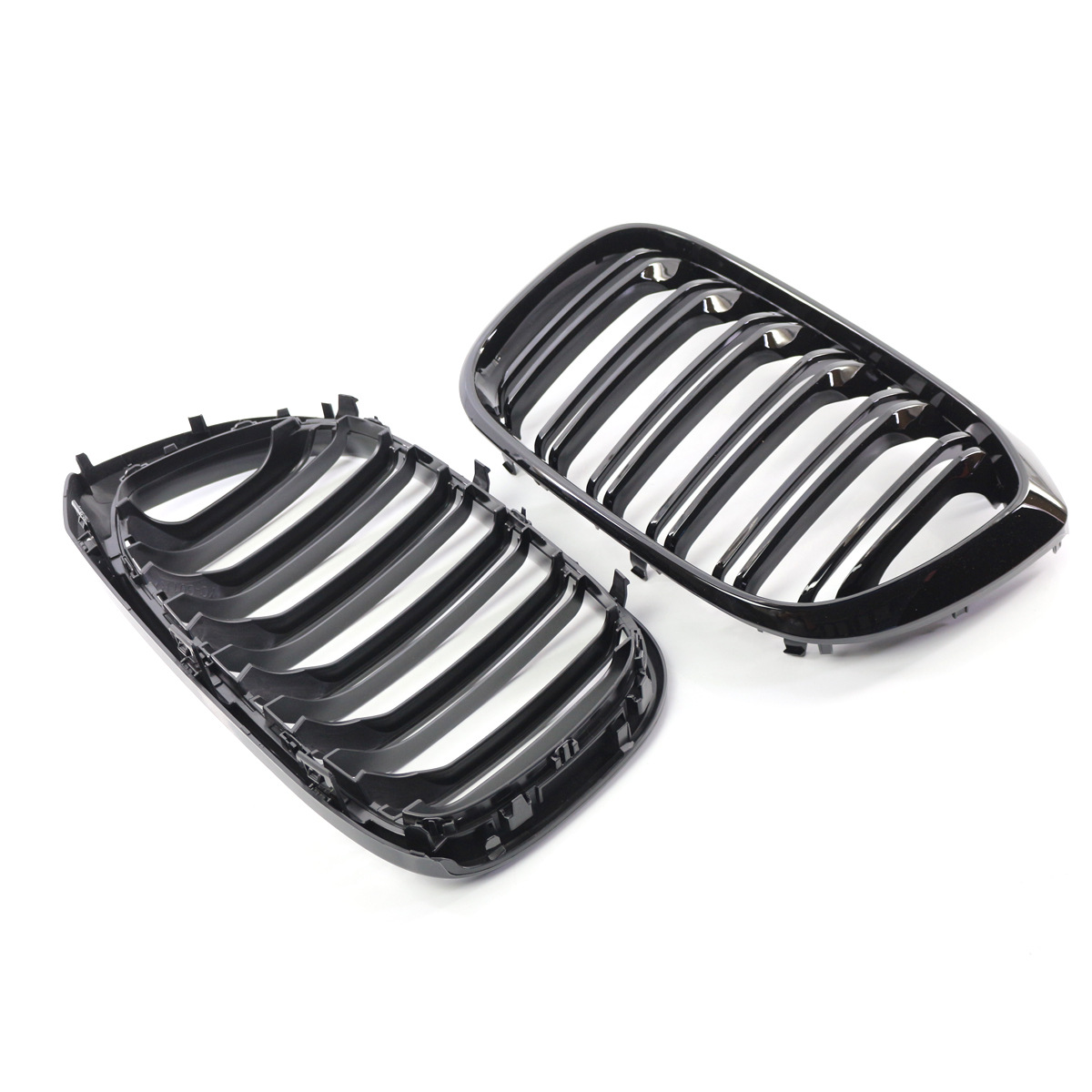 批发适用于宝马新X3X4 G01G02G08改装双线亮黑进气格删猪鼻子中网-阿里巴巴