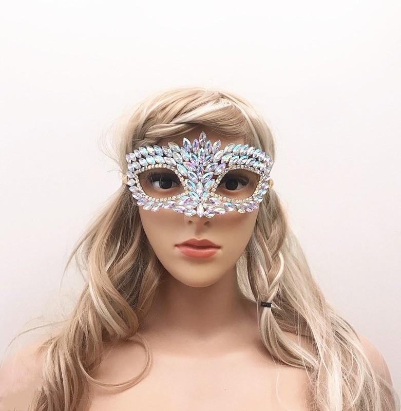 Women Masquerade mask stage preformance night club bar jazz dance ...