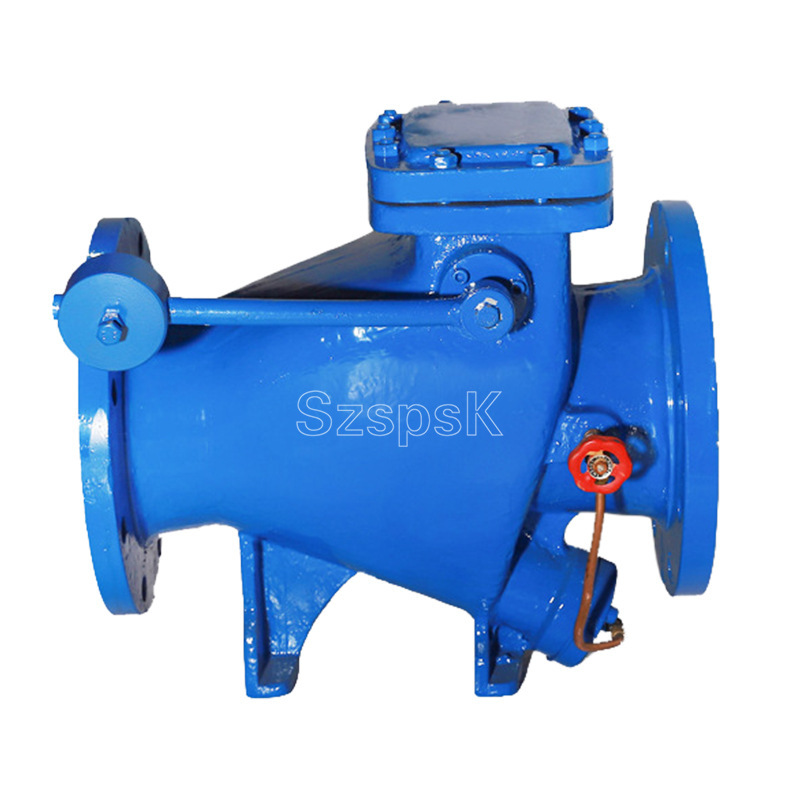 胜利博纳斯威微阻缓闭止回阀HH44X球墨铸铁法兰单板止回阀DN600-阿里巴巴