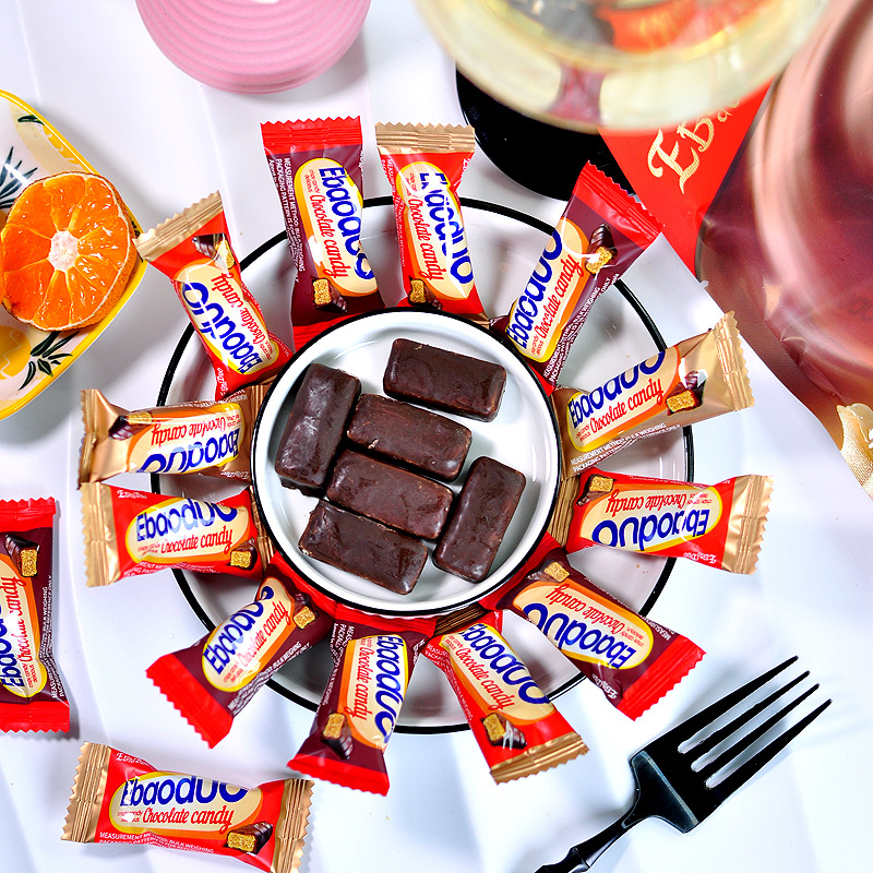 EBaoDuo巧克力果仁酥糖500g花生腰果百香果杏仁混合口味喜糖年货-阿里巴巴