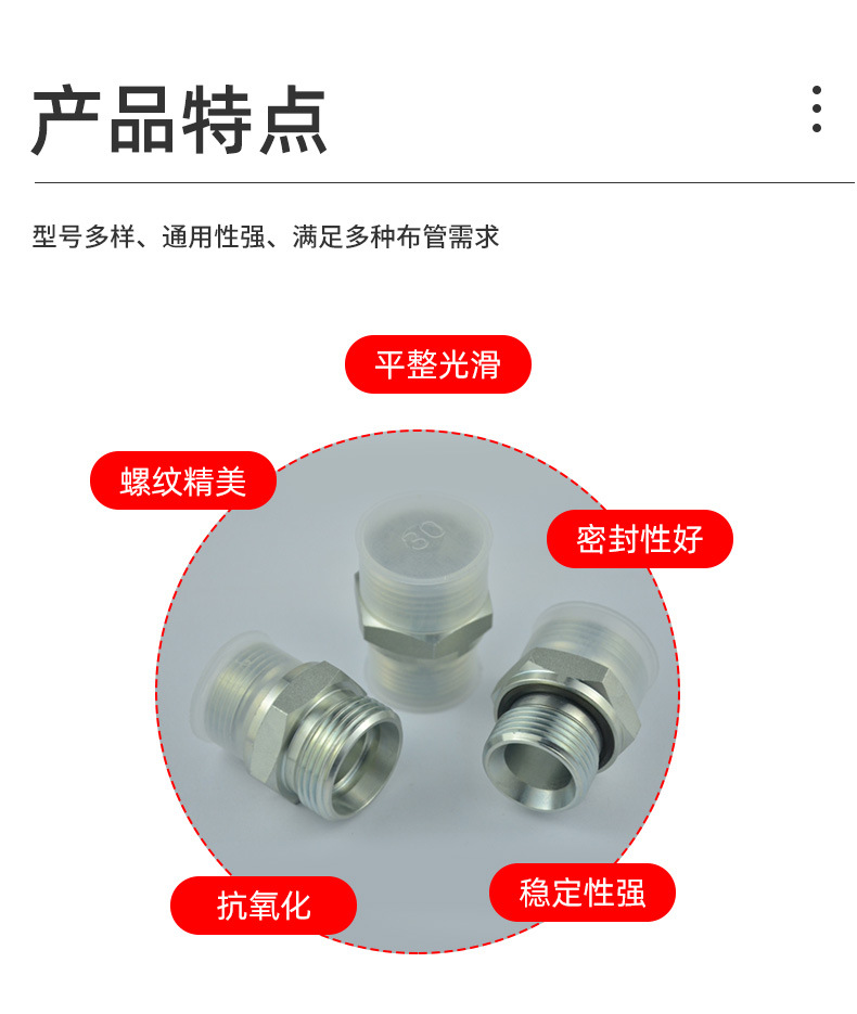 厂家供应DIN24度锥标准1CB-WD/1DB-WD系列直通卡套式硬管液压接头-阿里巴巴