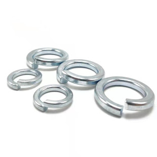GB93-76弹垫国标镀锌弹垫 65Mn高强度开口弹簧垫圈镀锌弹性垫片-阿里巴巴