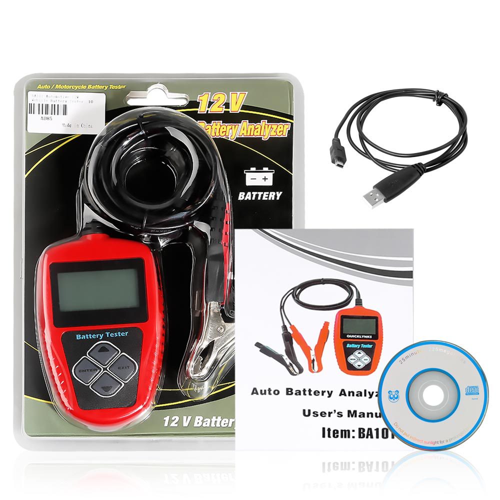 BA101 Automotive 12V Vehicle Battery Tester 汽车蓄电池检测仪-阿里巴巴