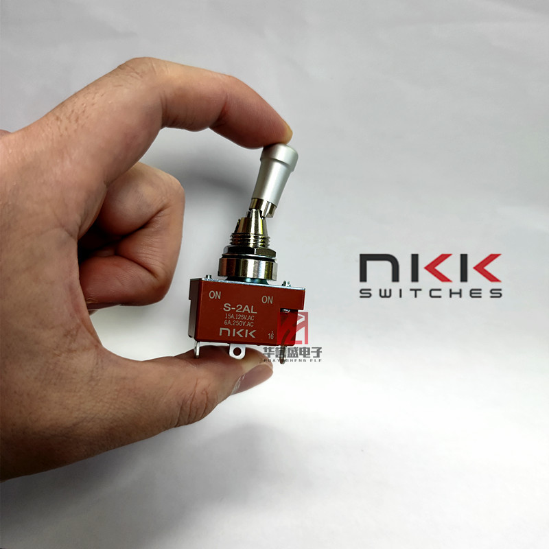 日本nkk 日开 S 2al S2al 3脚2档 防误操做 摇头 钮子开关 拉拔式 阿里巴巴