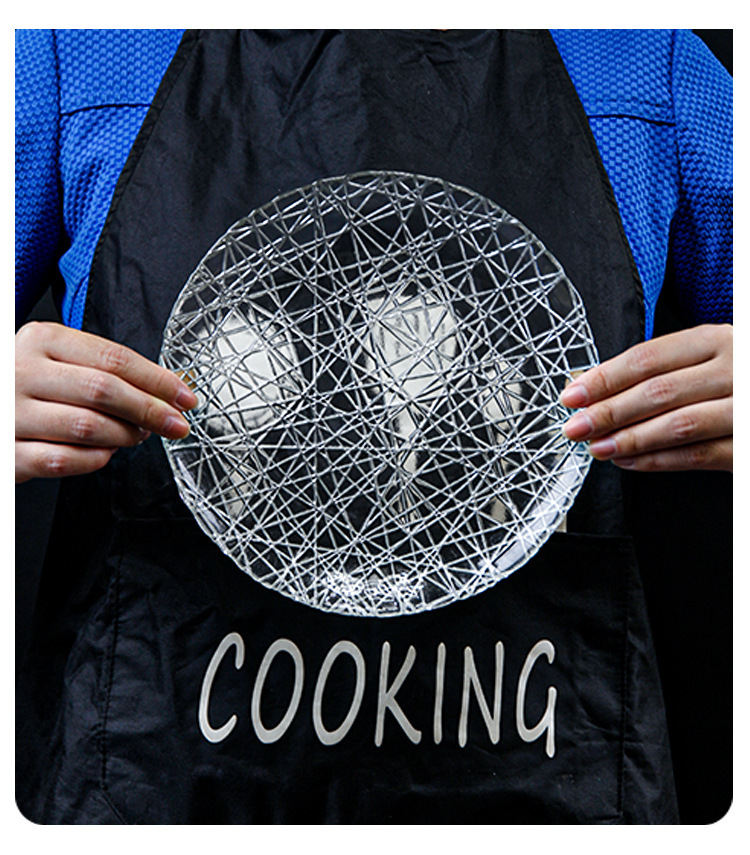 雀丝纹玻璃盘圆形平盘聚会晚宴婚礼西餐盘水果盘家居装饰盘餐具-阿里巴巴