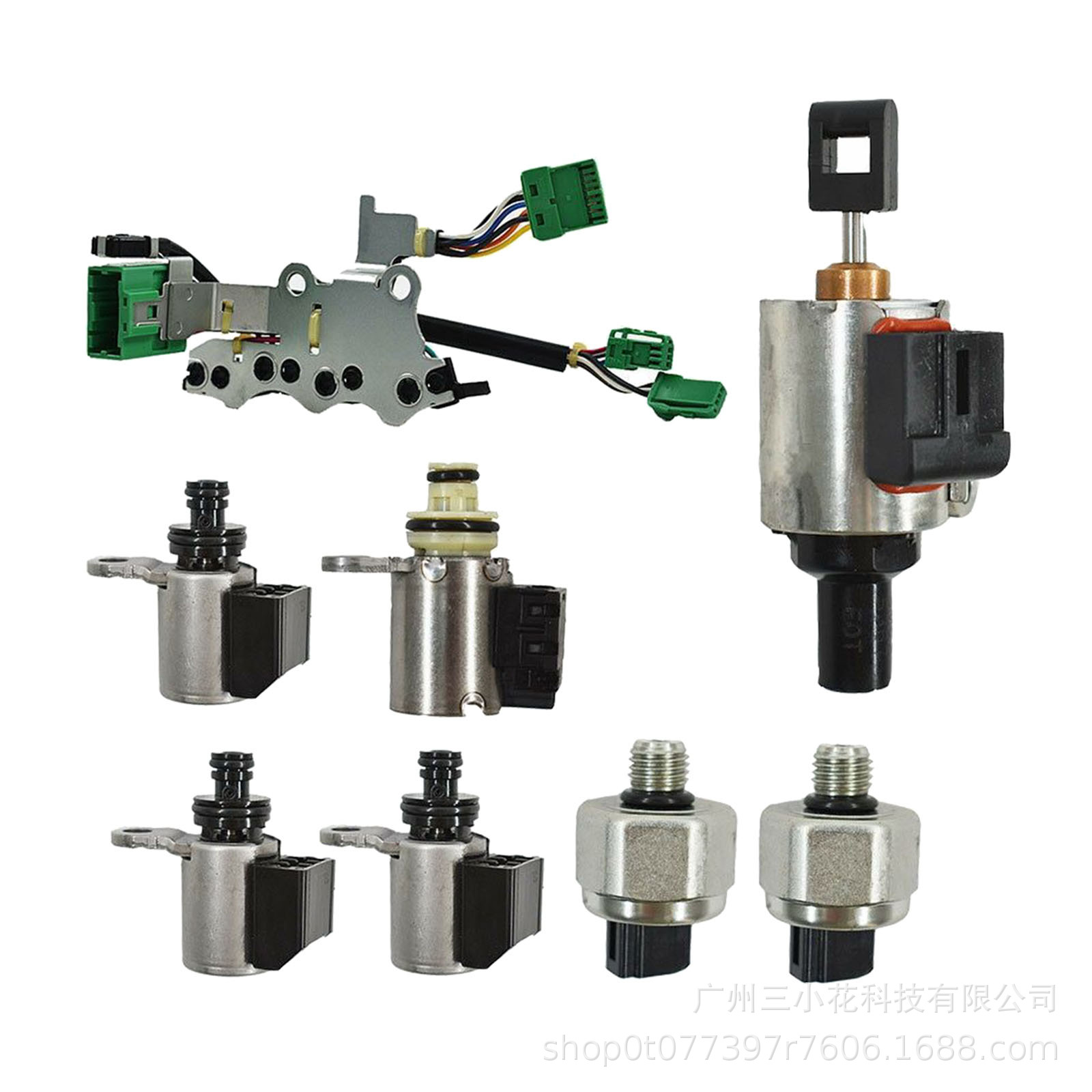 JF011E变速箱电磁阀套装适用于日产RE0F10A-阿里巴巴