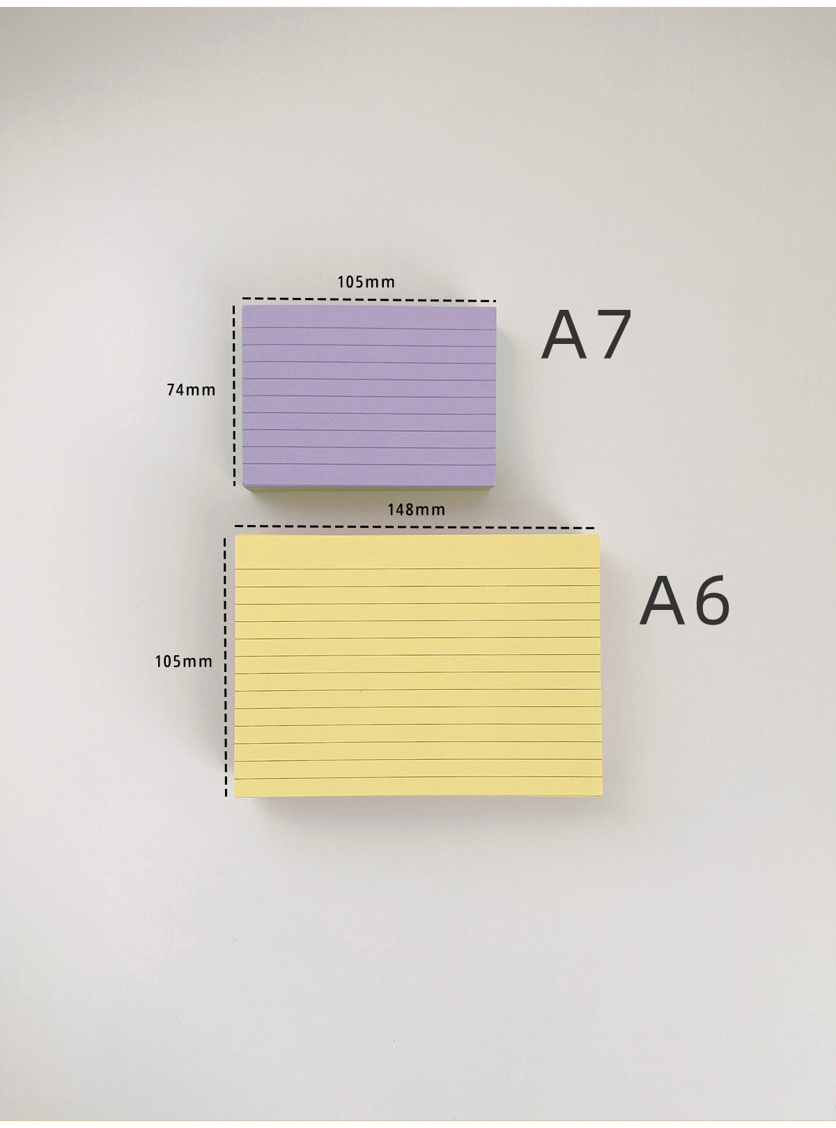 A8活页本m5内页内芯 A6A7手账本子横线 彩色便签迷你A7注意尺寸-阿里巴巴
