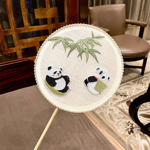 24新款蚕丝扇自制团扇手工DIY材料包框架扇骨配饰半成品竹子-阿里巴巴