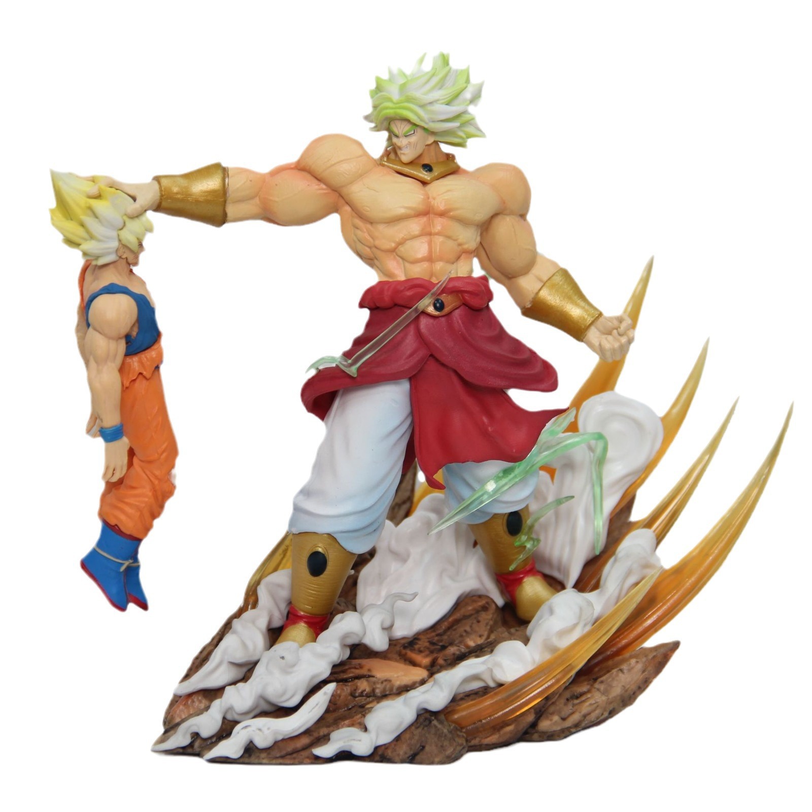 Dragon Ball Raging Broly Sun Wukong muscle hand-made anime model ornaments