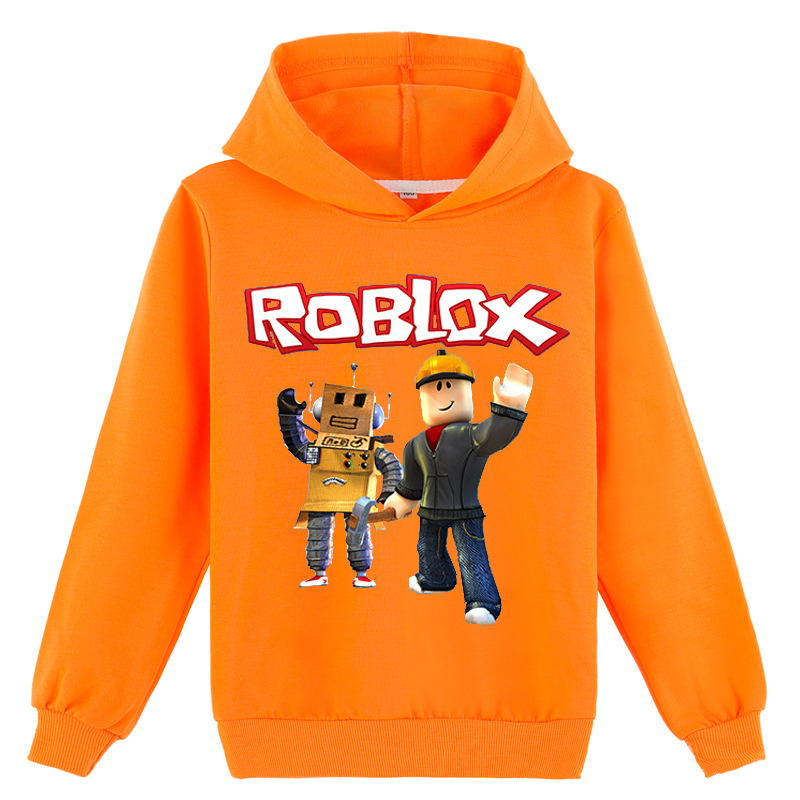 跨境电商厂家直销童装 ROBLOX 中大童男童女童连帽衫 卫衣Y009-阿里巴巴