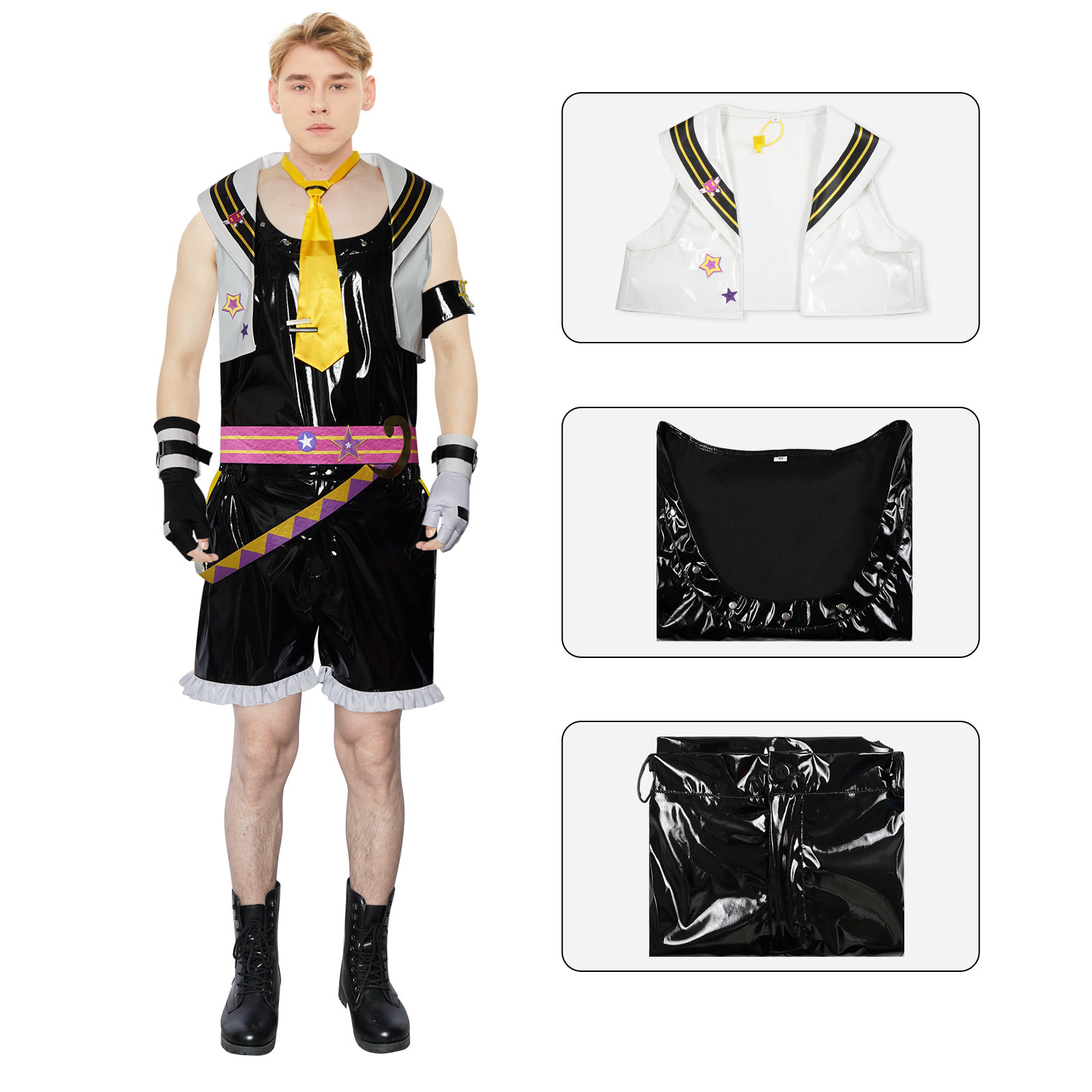 镜音双子铃连cos服镜音连镜音铃喵斯快跑联动全套cosplay服装-阿里巴巴