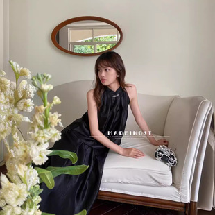 MADEINOST夏季新款高级感新中式珠光立领无袖金属盘扣小衫上衣女-阿里巴巴