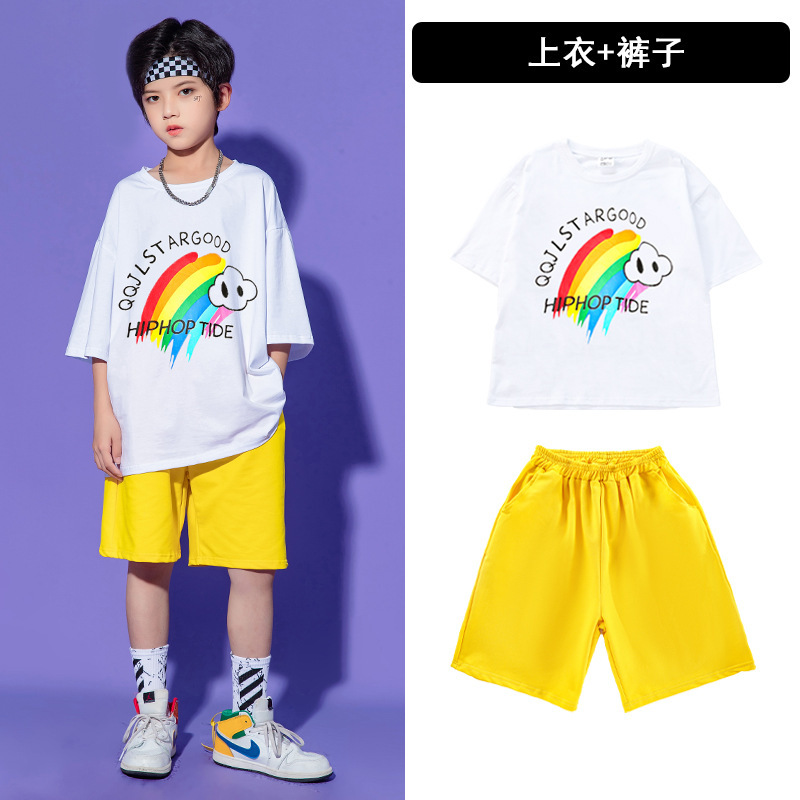 Children singer rapper rainbow yellow hip hop street jazz dance ...