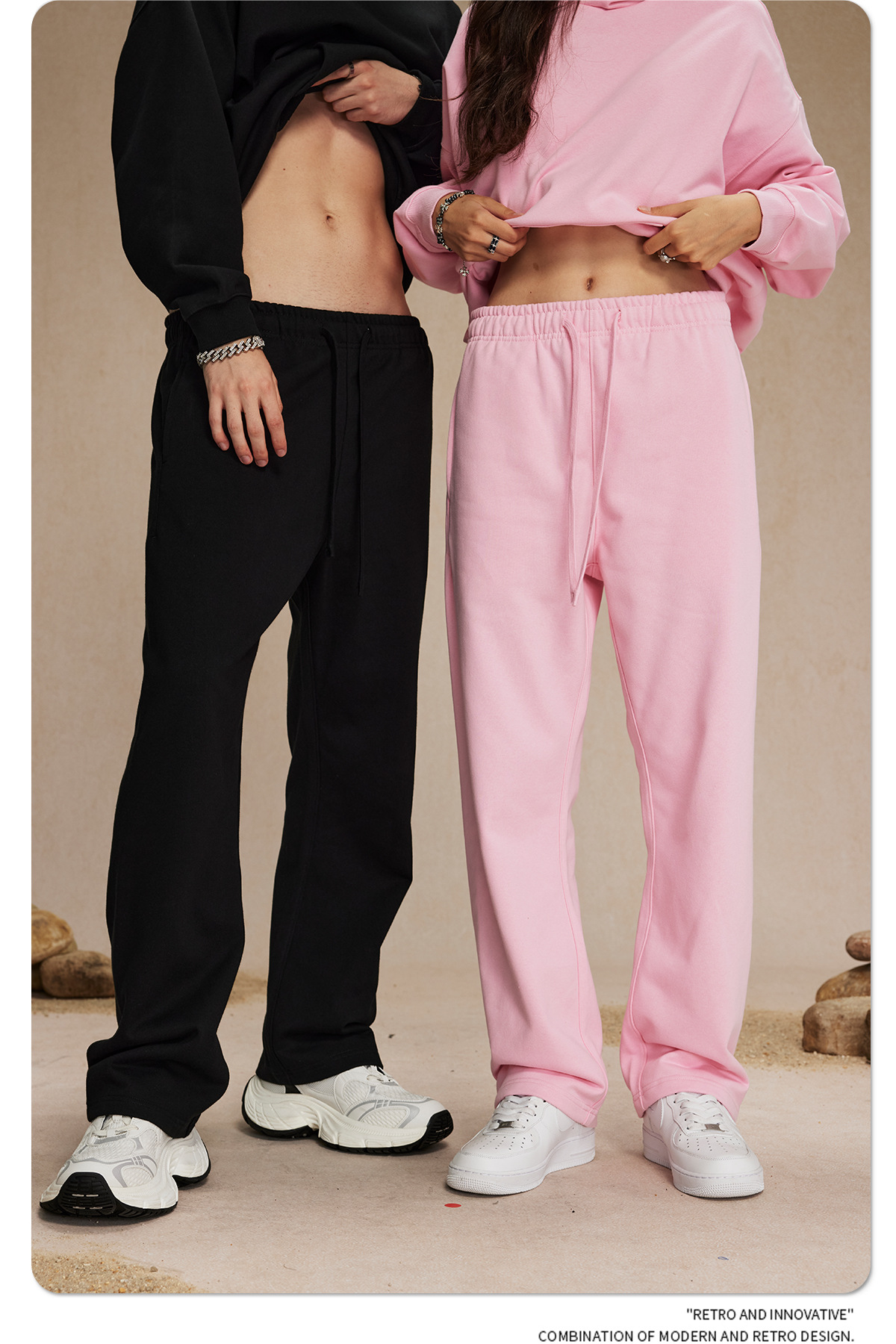 2024秋冬新品430g高品质毛圈休闲男长裤街头潮牌宽松直筒男卫裤-阿里巴巴