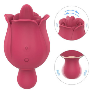 斯汉德S361-3玫瑰花舌舔震动器女用挑逗情趣跳蛋跨境亚马逊代发-阿里巴巴