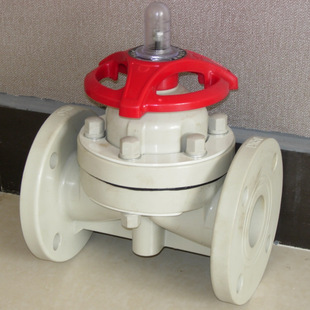FRPP法兰隔膜阀 RPP隔膜阀 G41F-10S 耐腐蚀酸碱耐高温塑料隔膜阀-阿里巴巴