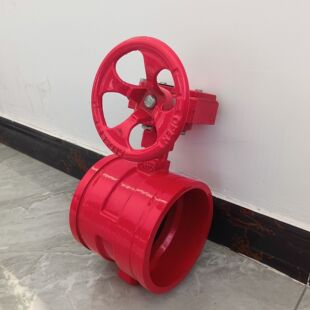 D381X卡箍手柄沟槽蝶阀 PN25涡轮蝶阀 重体信号蝶阀 锁闭沟槽蝶阀-阿里巴巴