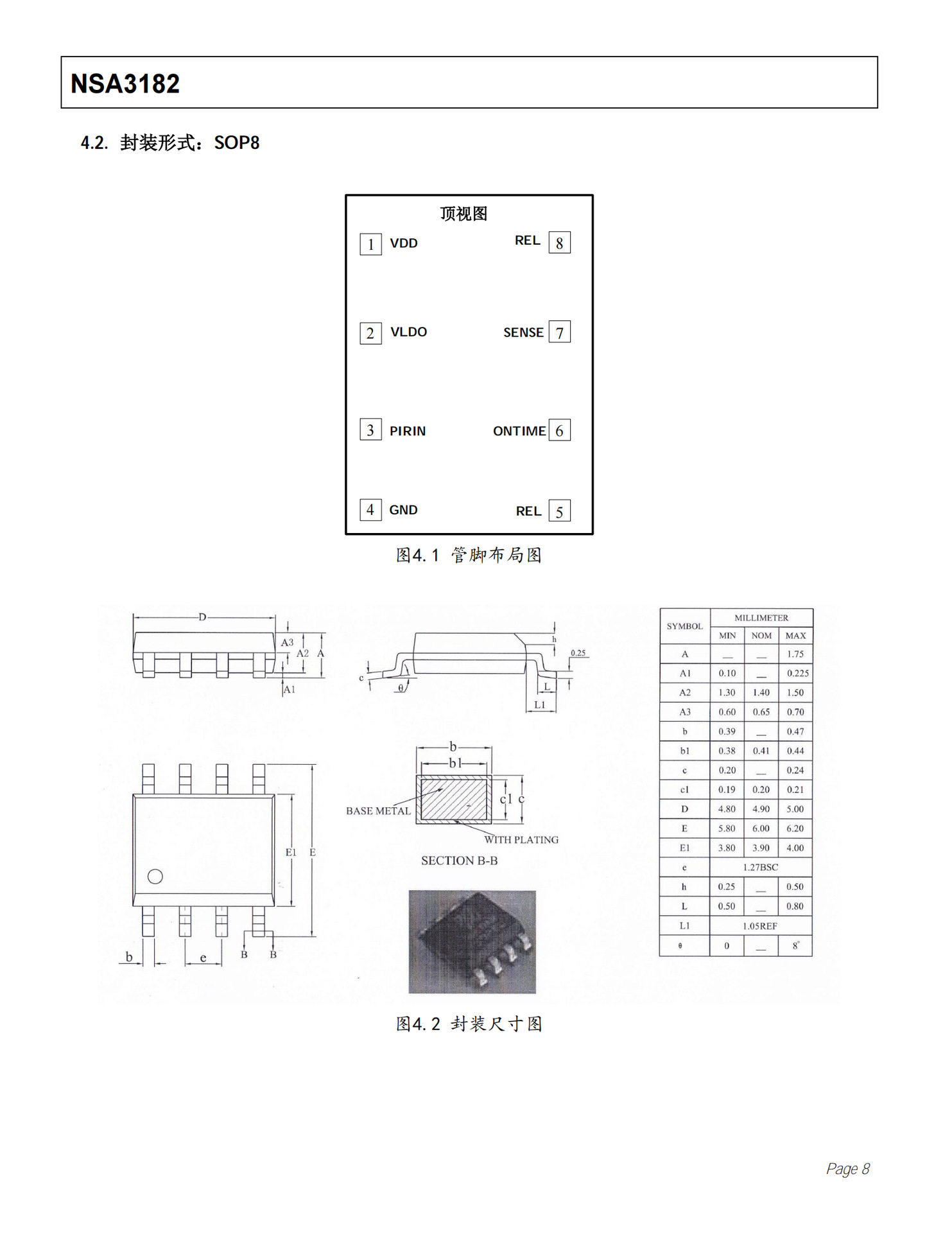 NSA3182人体感应芯片 替代MX8098G，6601MX,红外芯片-阿里巴巴