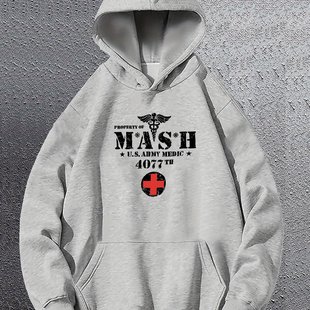 Mash Cross Pattern Print Men_s Fashion Hoodies Kang-阿里巴巴