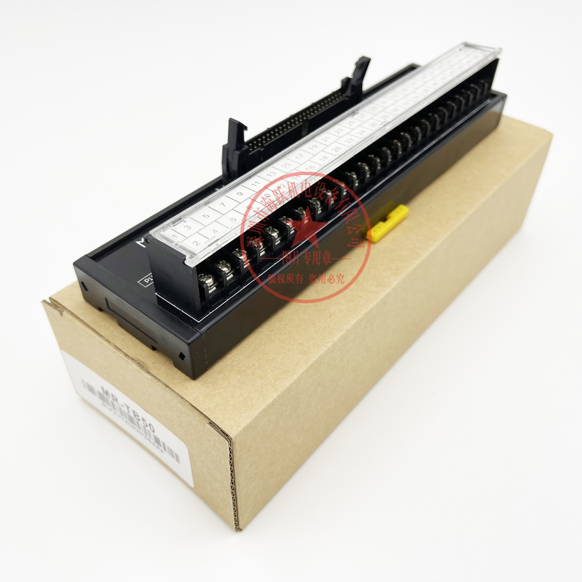 三菱伺服中继端子排MR-TB50 50点接线端子排 MR-J3CN1脉冲控制板-阿里巴巴