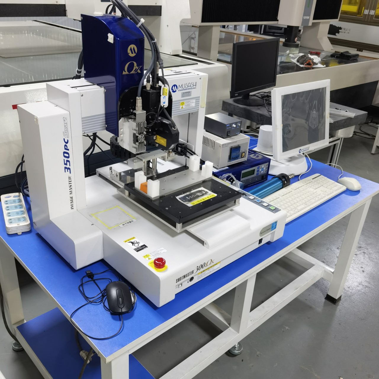 日本武藏MUSASHI高精密视觉点胶机350PC Smart 带视觉支持CAD导入-阿里巴巴