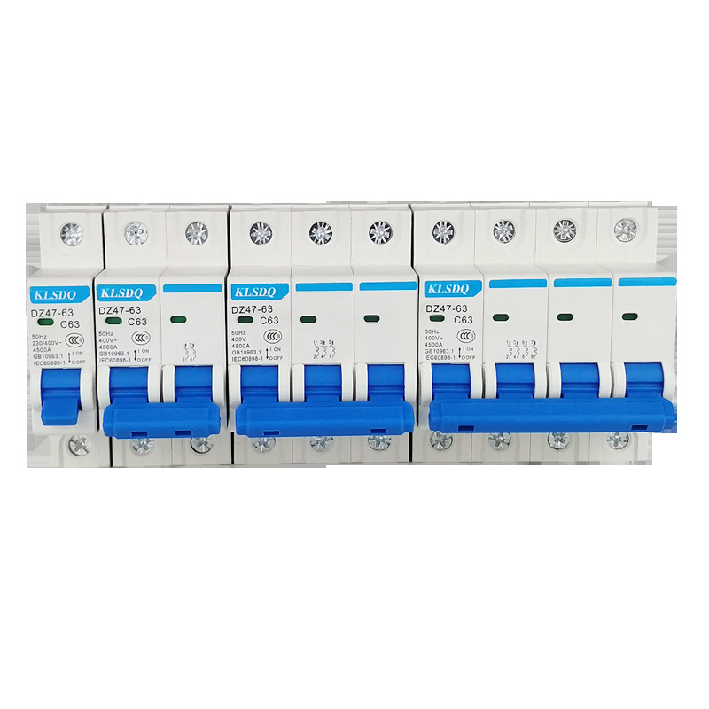 空气开关DZ47-63电闸空气开关1P 2P 3P 4P空开6A~63A小型断路器-阿里巴巴